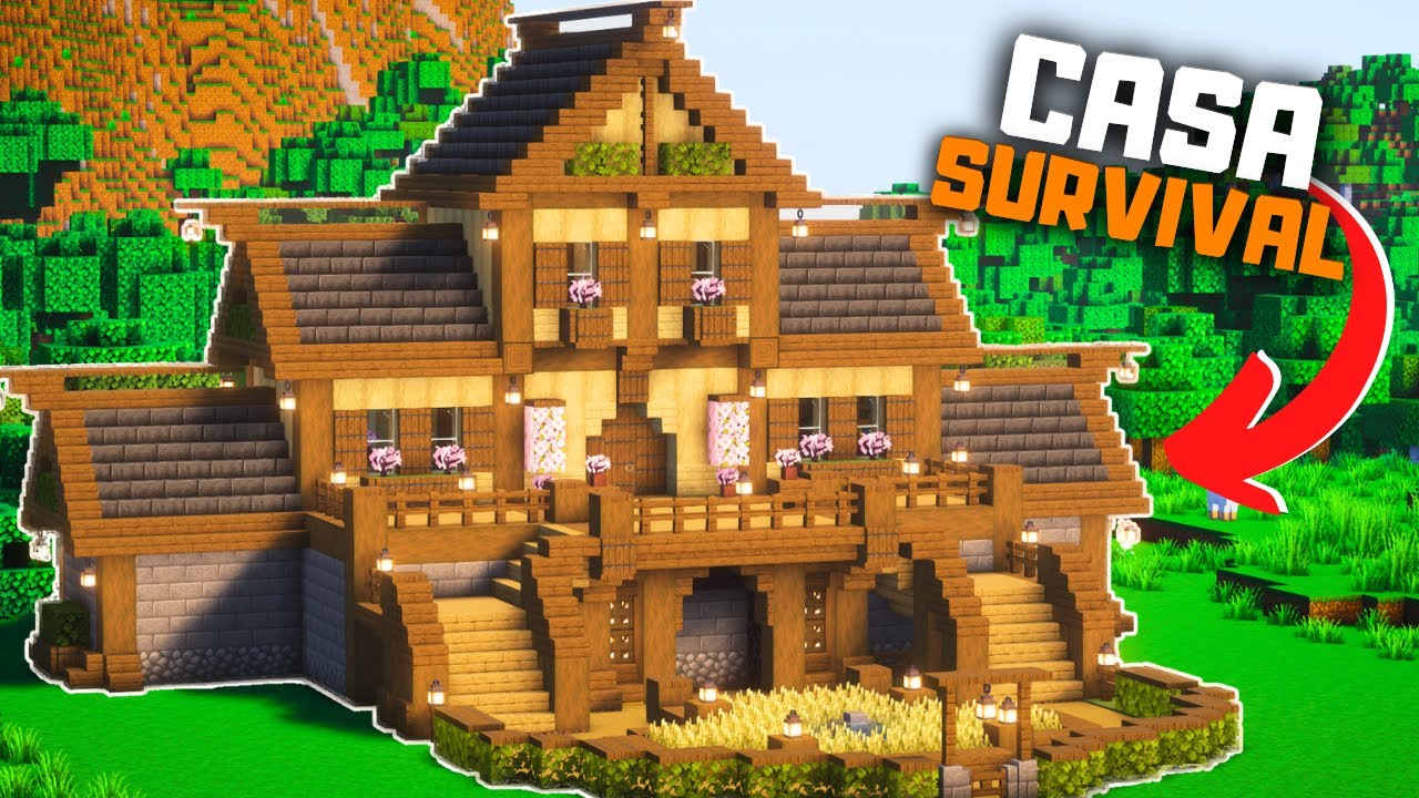 Minecraft: Casa survival facil Tutorial