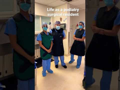 Life as a podiatry surgical resident π¦Άπ½π¦΄ #shorts