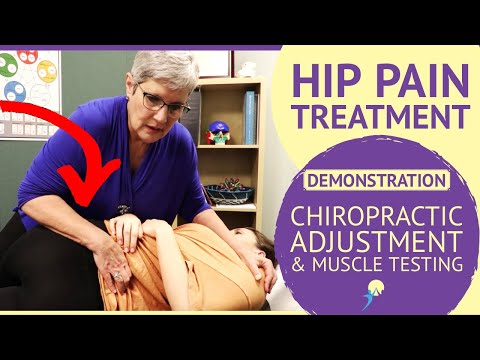 Hip Pain Treatment Demonstration Video [Chiropractic Adjustment & Muscle Testing]
