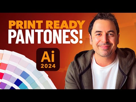 Convert CMYK or RGB to Pantone Colors | Illustrator 2024