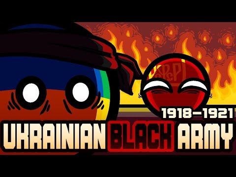 Nestor Makhno and the Ukrainian Black Army | Russian Civil War | Polandball/Countryball history