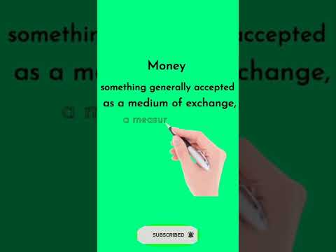 what is money? | definition | #shorts #money