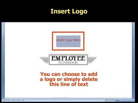 Employee Handbook Template Video