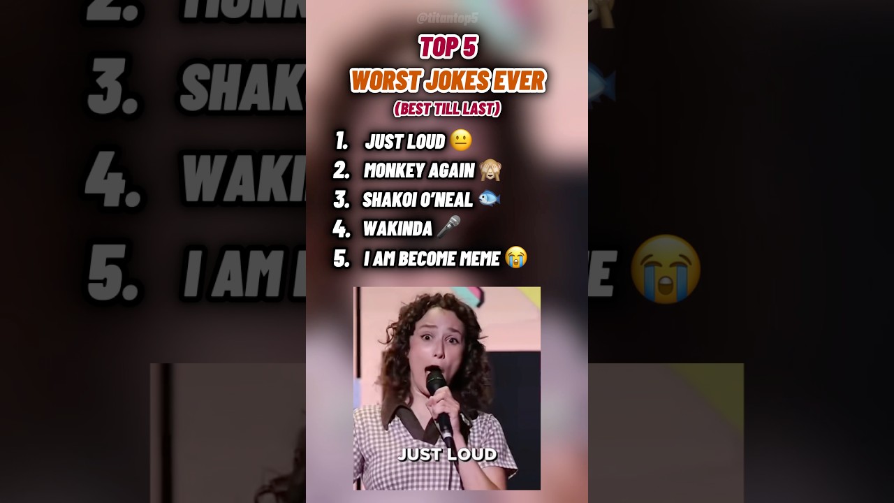 Top 5 Worst Jokes Ever 😭 #shorts #top5