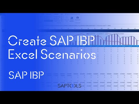 How to create IBP Excel Scenarios - Video Tutorial