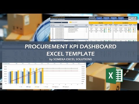 Procurement KPI Dashboard | Excel Procurement Template