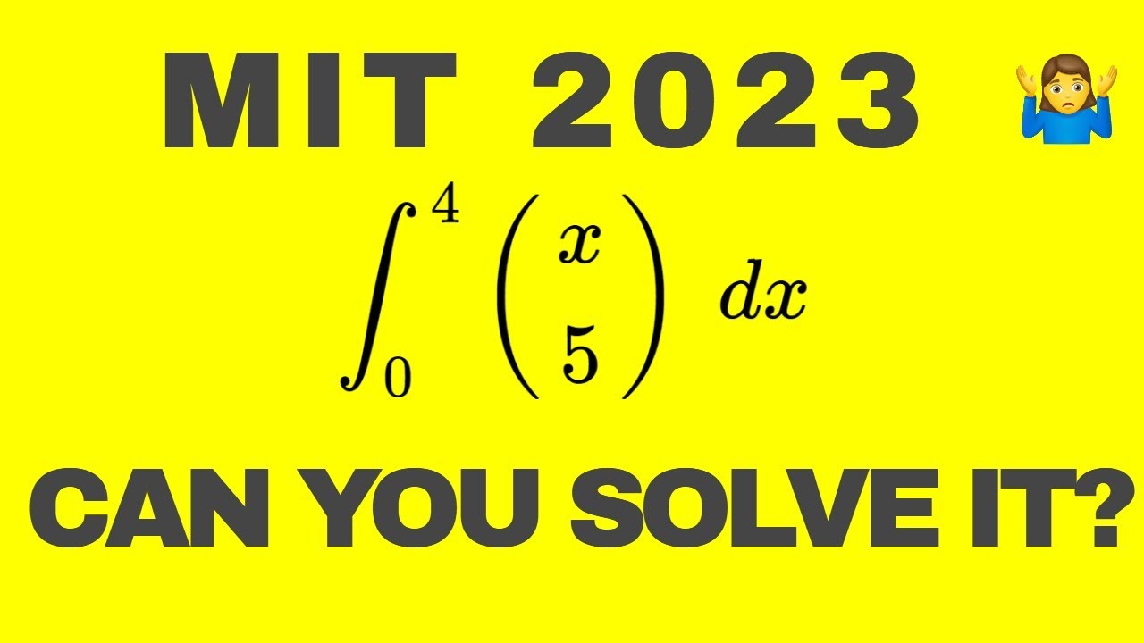 MIT Integration Bee 2023 #5