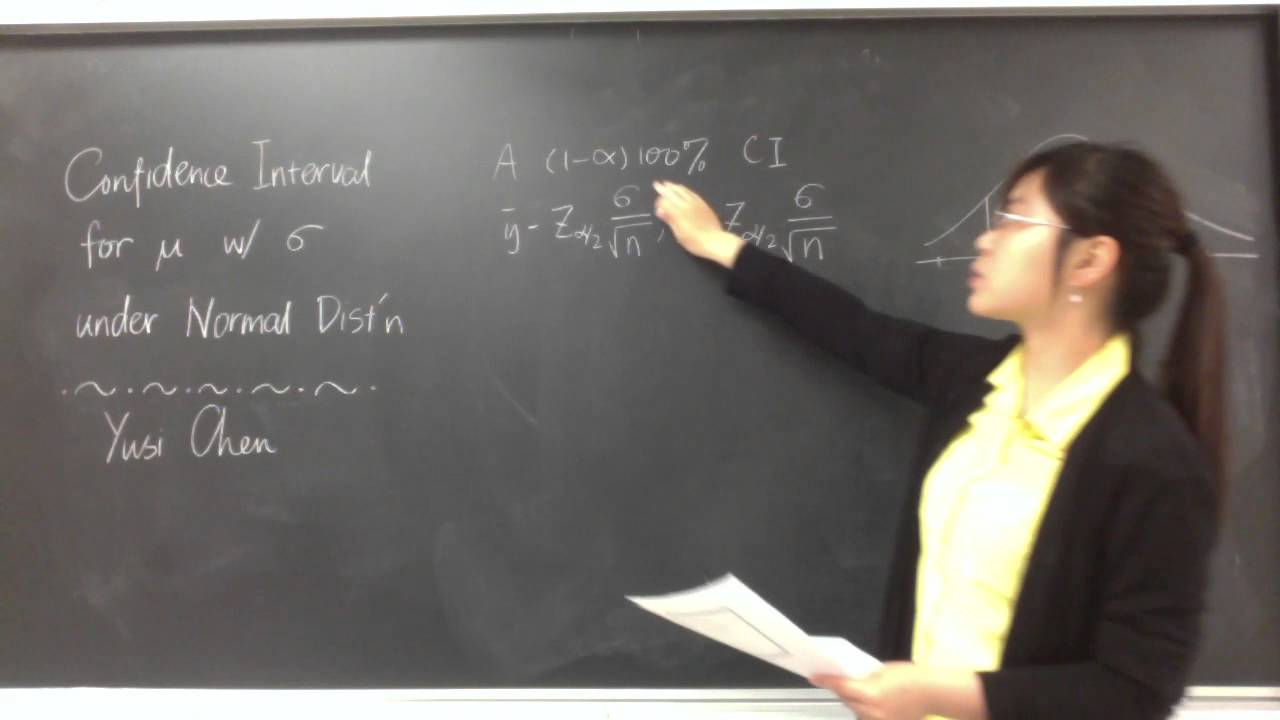 Yusi Chen--Confidence Interval