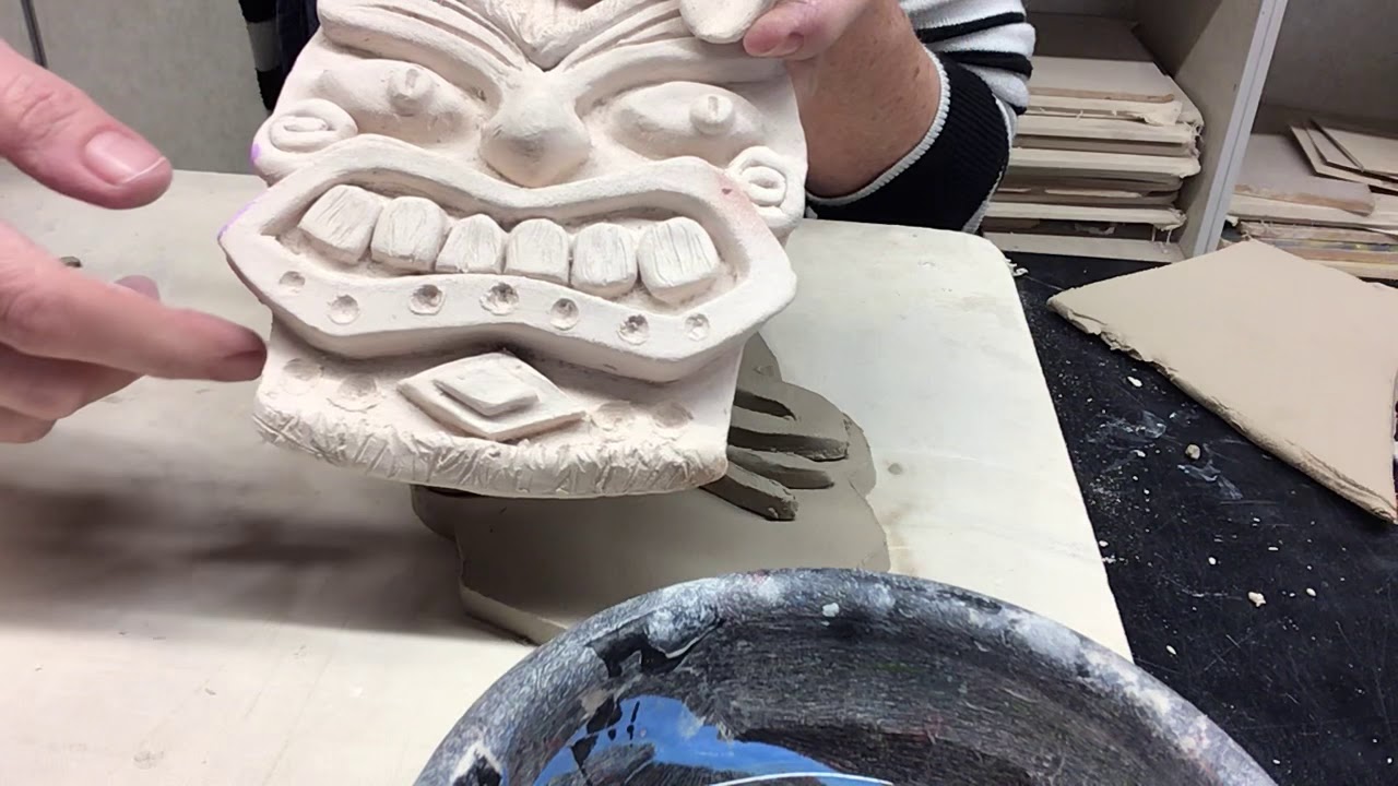 Tiki inspired mask