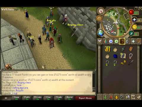 Buying a Bandos Godsword (bgs) for 16m