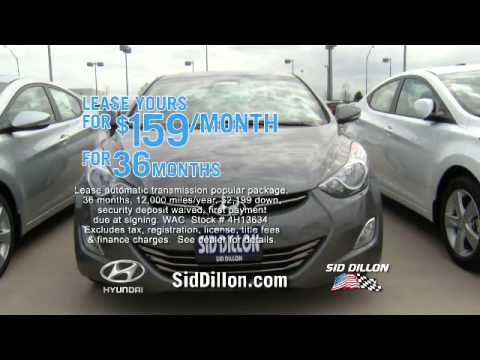 Lease Your Hyundai Elantra GLS for $159/mo from Sid Dillon Lincoln