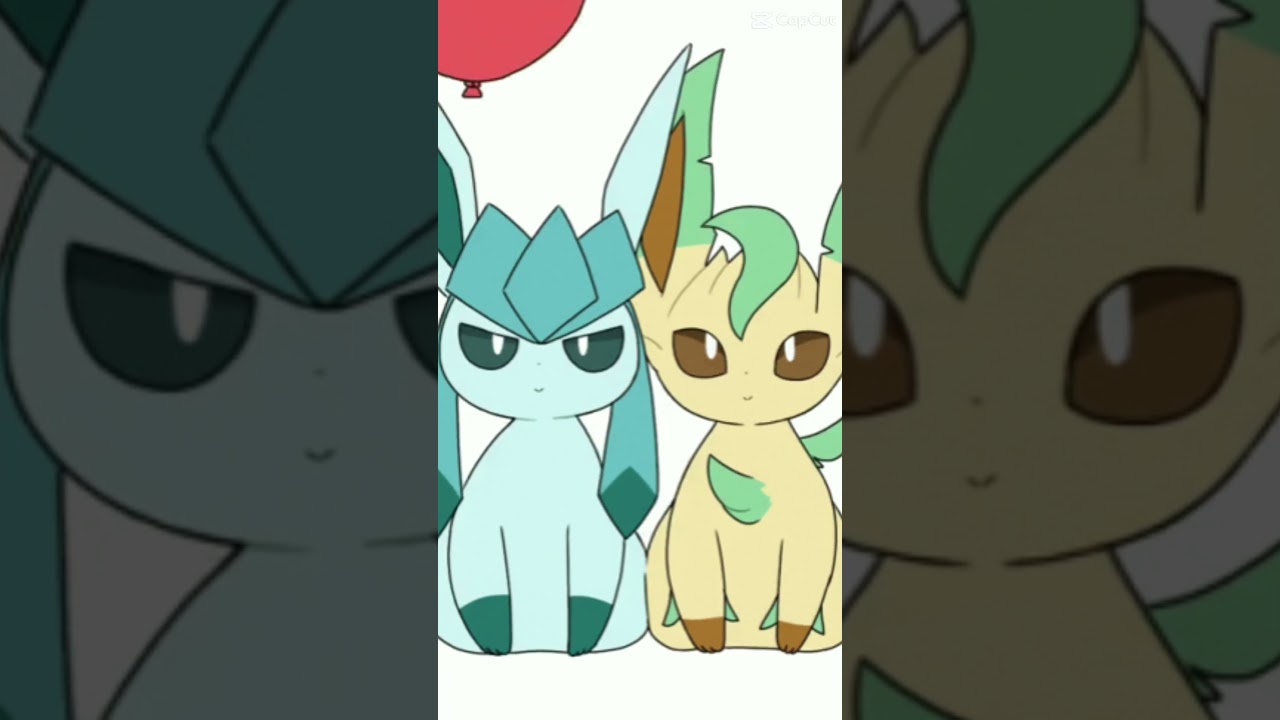 💙💚Leafeon X Glaceon🍂❄️|For ​⁠@💓 Stary The Sylveon 🌟|