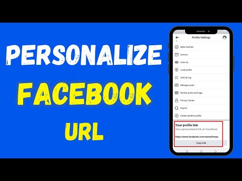 How to Personalize Facebook Profile Link (step by step guide 2024)