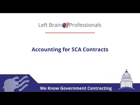 Accounting for SCA Contracts