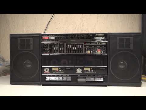 RADIO GRABADOR TAPE PLAYER SILVER RS2030 JAPAN 1987 LOS ABUELOS DE LA NADA