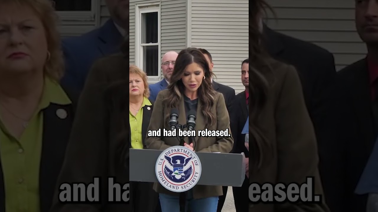 Kristi Noem speaking about Emma Shafer who was killed by an illegal alien