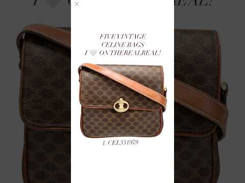 shop with me for five vintage celine bags on therealreal for under $1000!