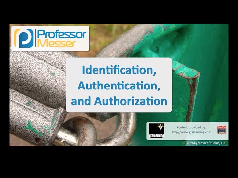 Identification, Authentication, and Authorization - CompTIA Security+ SY0-401: 5.2