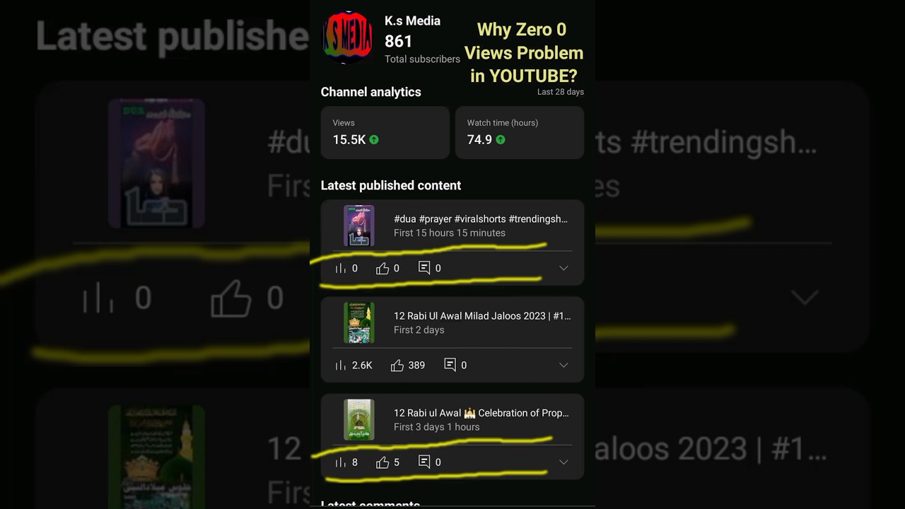 YouTube Shorts 0 Views Problem | Shorts 0 Views Problem | #viral #shorts #trending