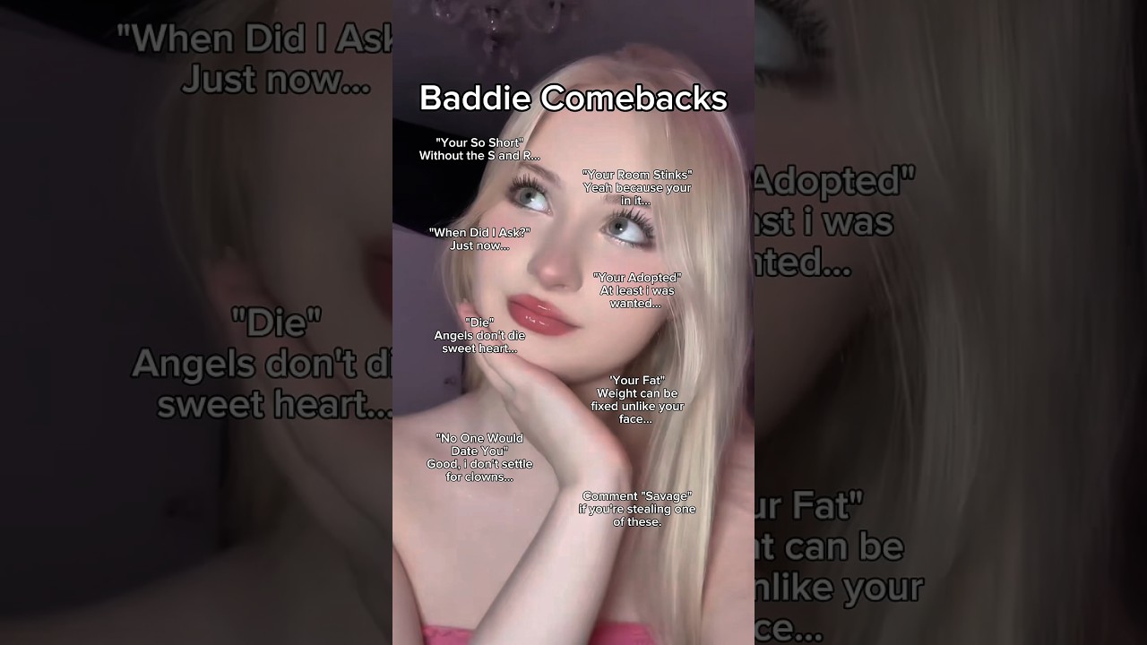 Baddie Comebacks #dandelions