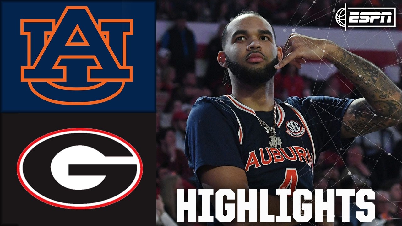 DOWN TO THE WIRE 🔥 Auburn Tigers vs. Georgia Bulldogs | Full Game Highlights | ESPN CBB