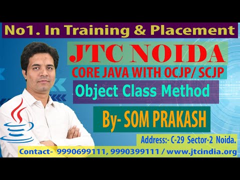 Object Class Methods in java With Examples