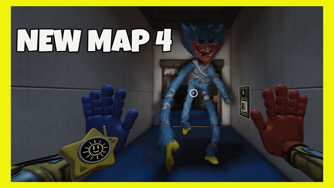 Roblox A GRABPACK TEST How to Beat NEW MAP 4 Huggy Wuggy Updated [ by PREW X ] Speedrun