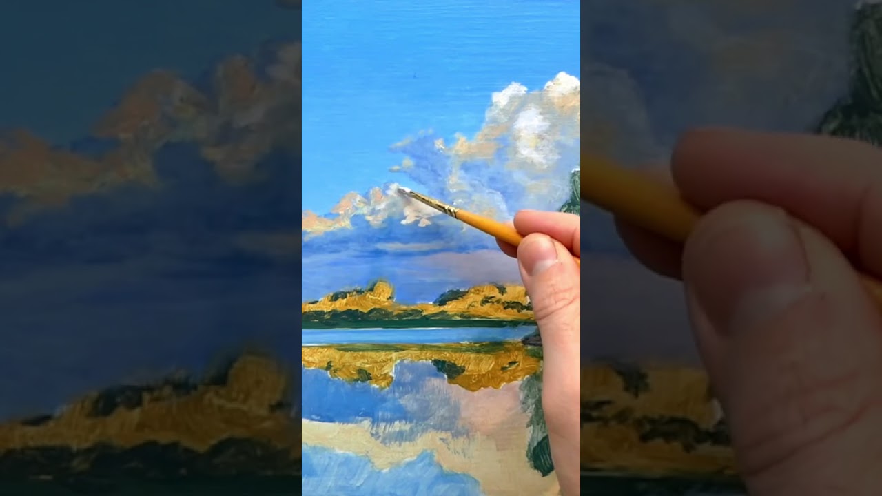 How to Paint Quick Easy Clouds