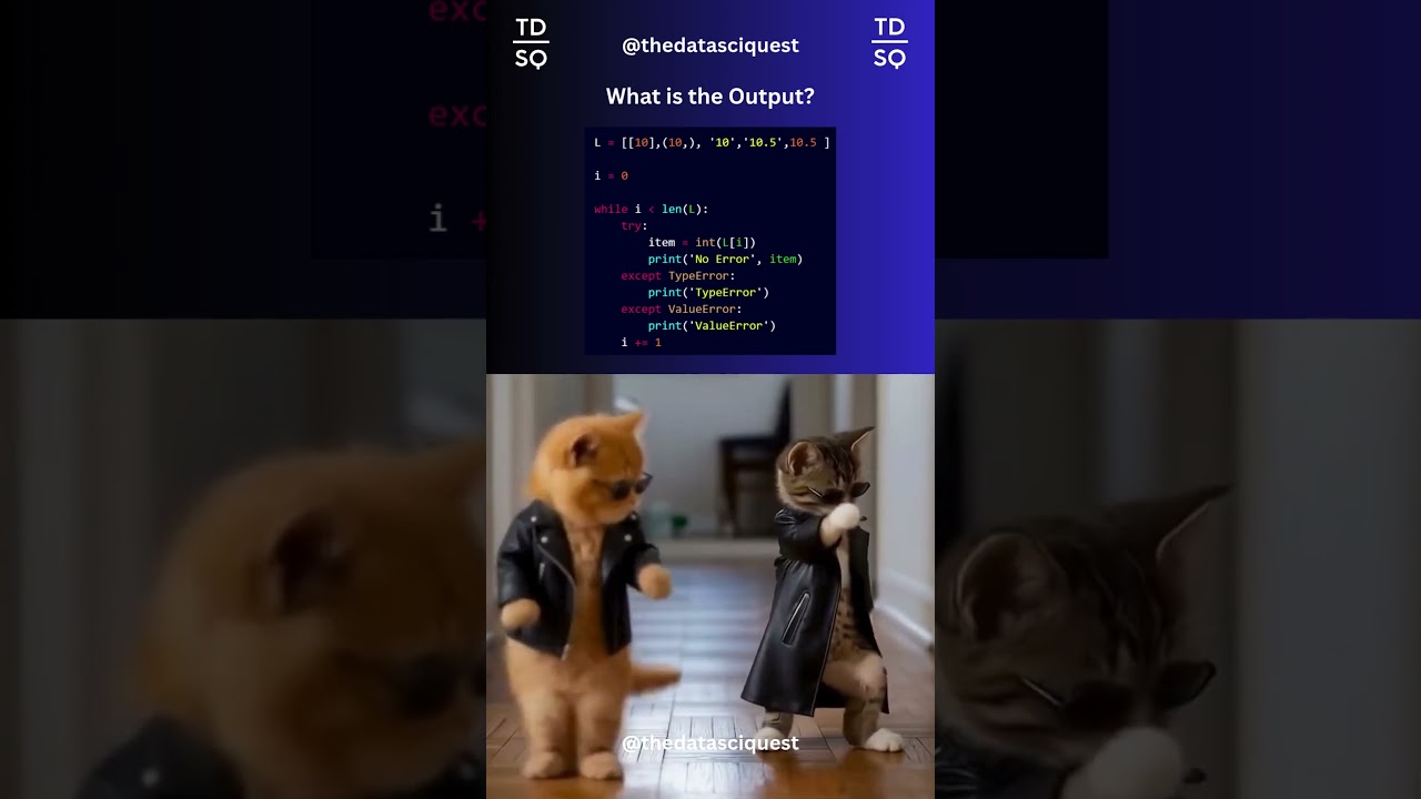 What’s the output? 🤔Comment your answer below 👇#tdsq #python #interview