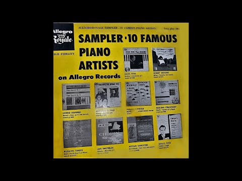 Allegro-Royale Records Sampler - 10 Famous Piano Artists- Side B Full