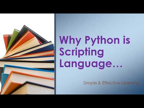 Why Python is Scripting Language || Python is scripting language or programming language