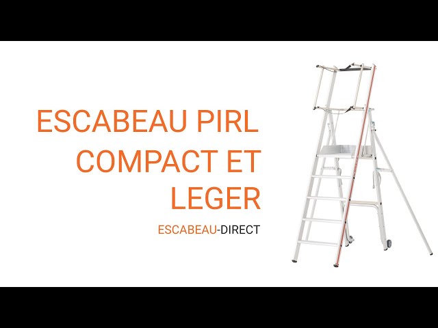 Escabeau roulant en aluminium - Hauteur de travail 3.39m