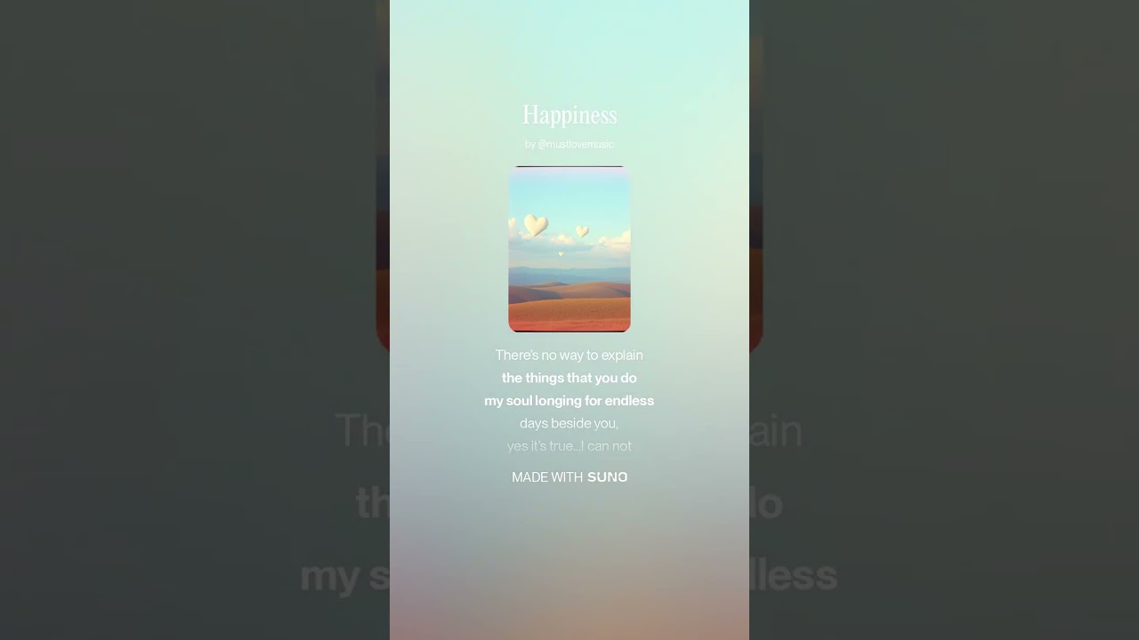 Happiness!! #music #song #lyrics #poetryanthology#lovesong