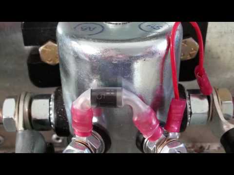 Using a Diode with your Battery Contactor and Starter Solenoid