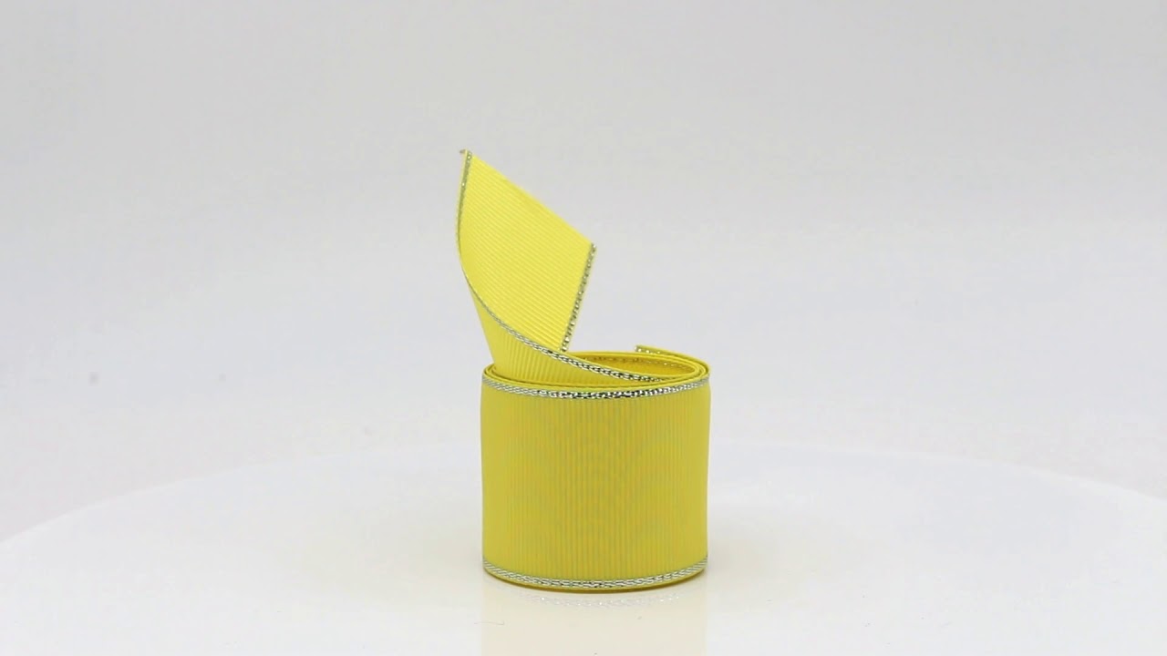 Silver edge grosgrain ribbon wholesale