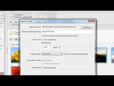 How to Resize Pictures in Picasa