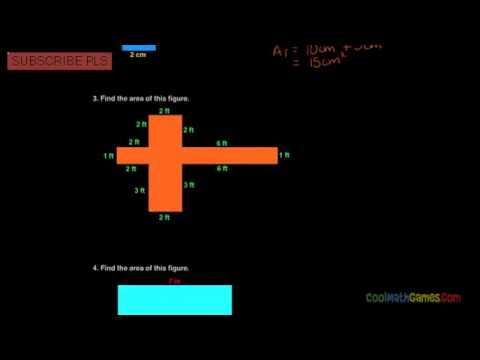 Cool math games Area complex figures 3rd Grade
