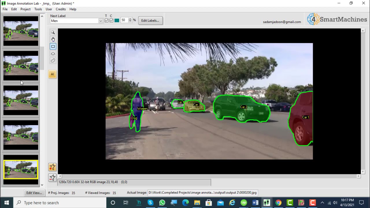 Video Object segmentation VOS annotation 