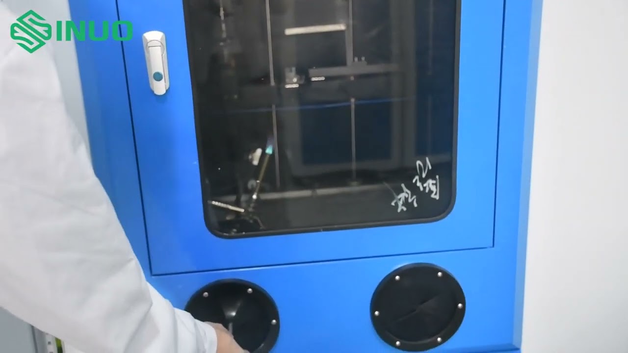 UL 1581 Vertical / Horizontal Wire Flame Test Apparatus Cables And Wires Flame Resistance Test