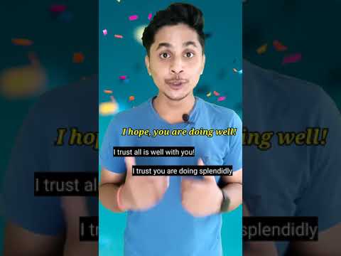 Fascinating ways to wish 'I hope you are doing well!' #Shorts