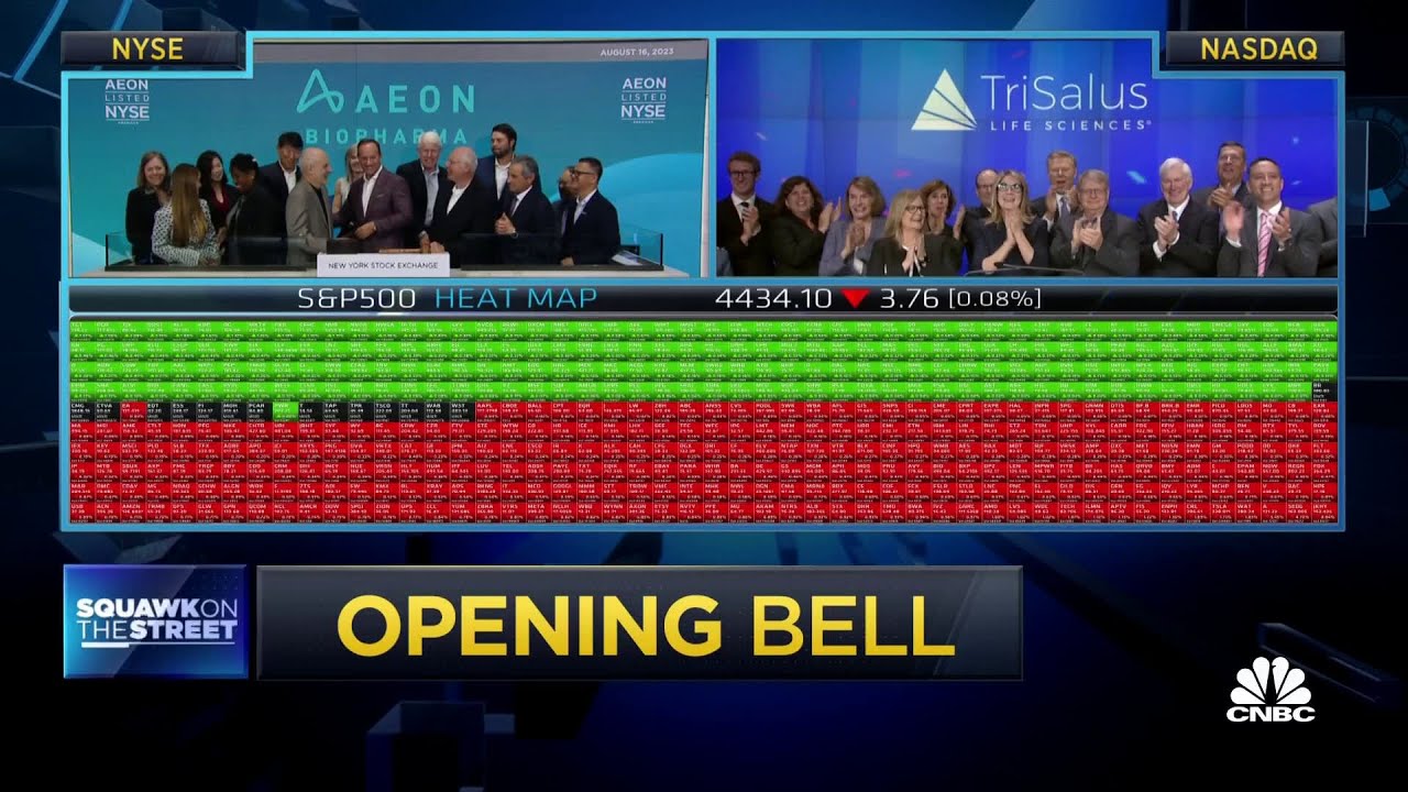 Opening Bell: August 16, 2023