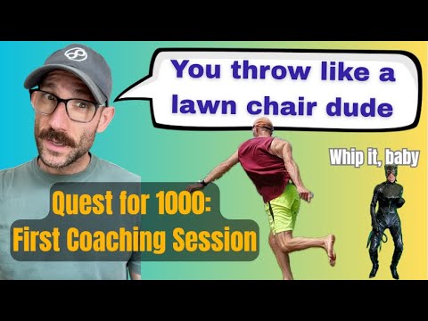 Quest for 1000 Ep 2: Nice Legs, No Coil — Time for a Disc Golf Coach (BlitzDG)