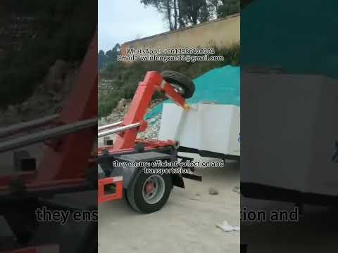 #hooklift garbage trucks#construction waste disposal#aggregate material transport #truck #china