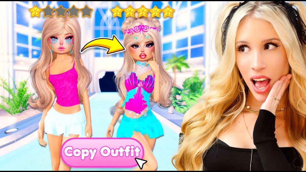 COPYING OUTFITS BUT MAKING THEM BETTER in DRESS TO IMPRESS...