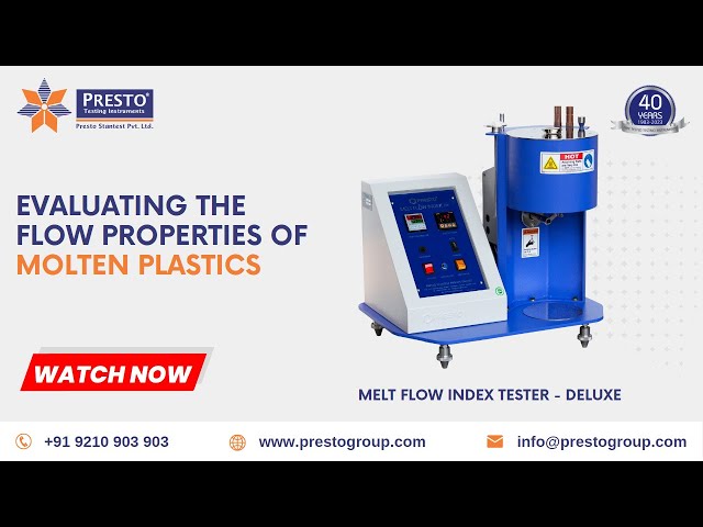 Plastic Testing Instruments - Melt Flow Index Tester Manufacturer from ...