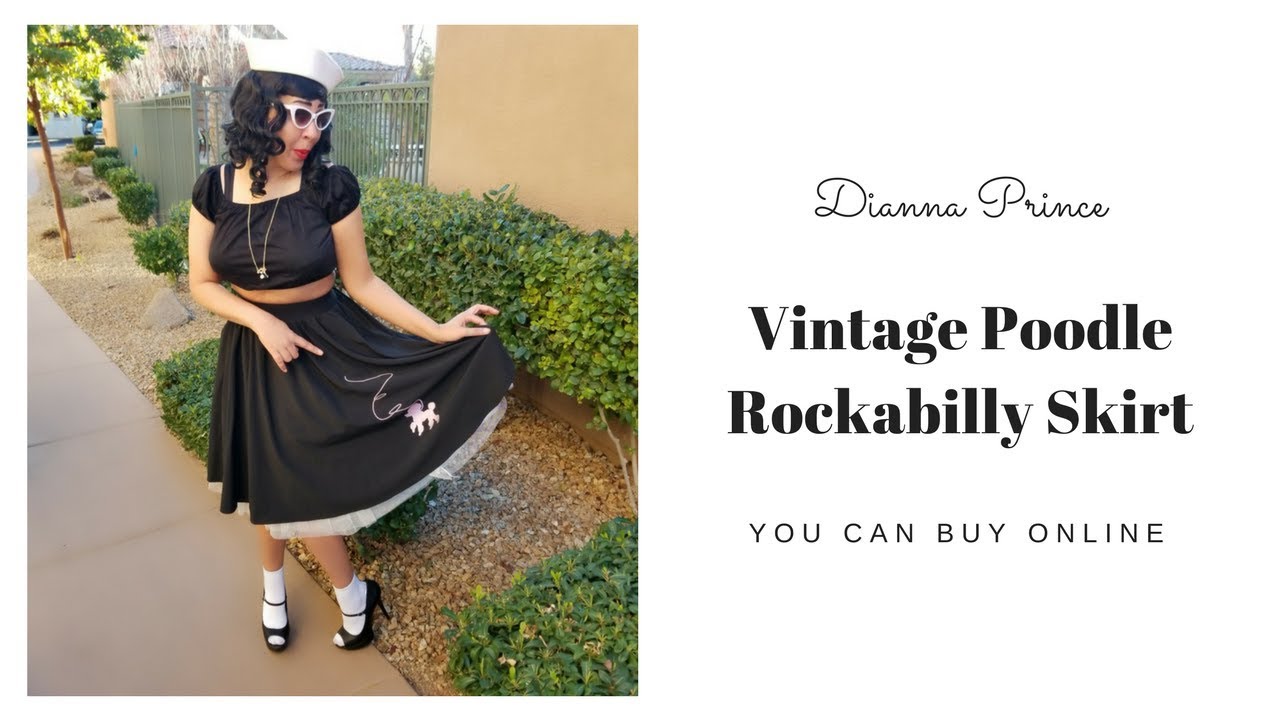Vintage 1950s Rockabilly  Poodle Skirt | Dianna Prince | Try On | Haul | Vintage Skirts