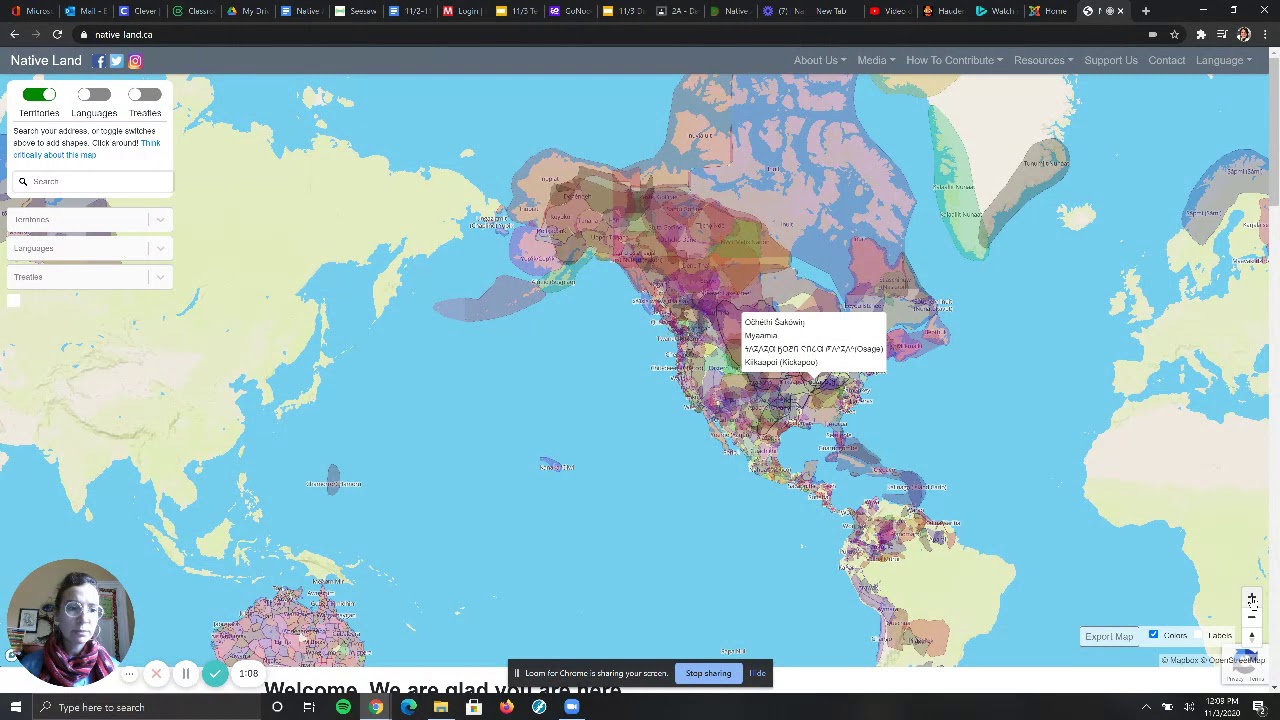 Using the Native-Land.ca Map