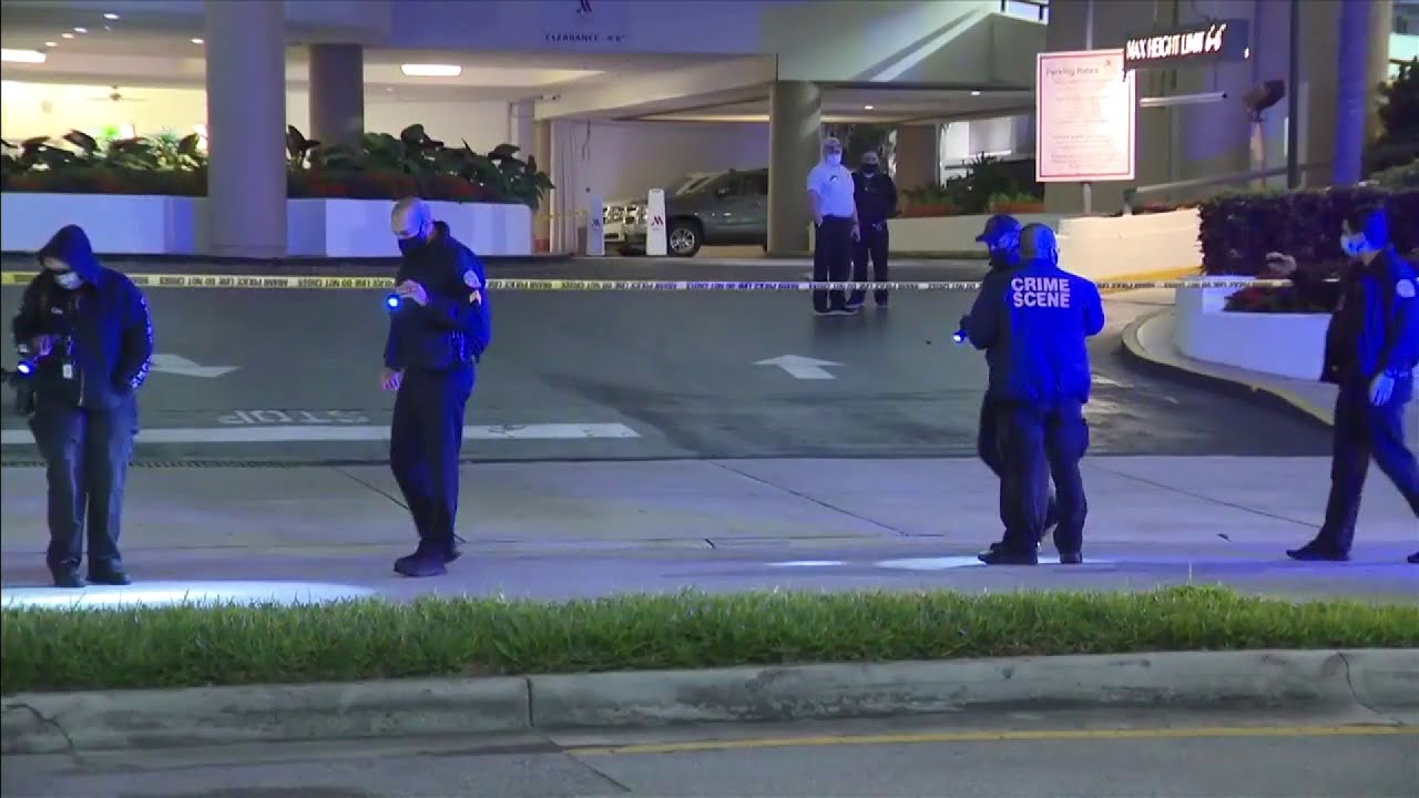 Male shot outside Marriott hotel in Miami