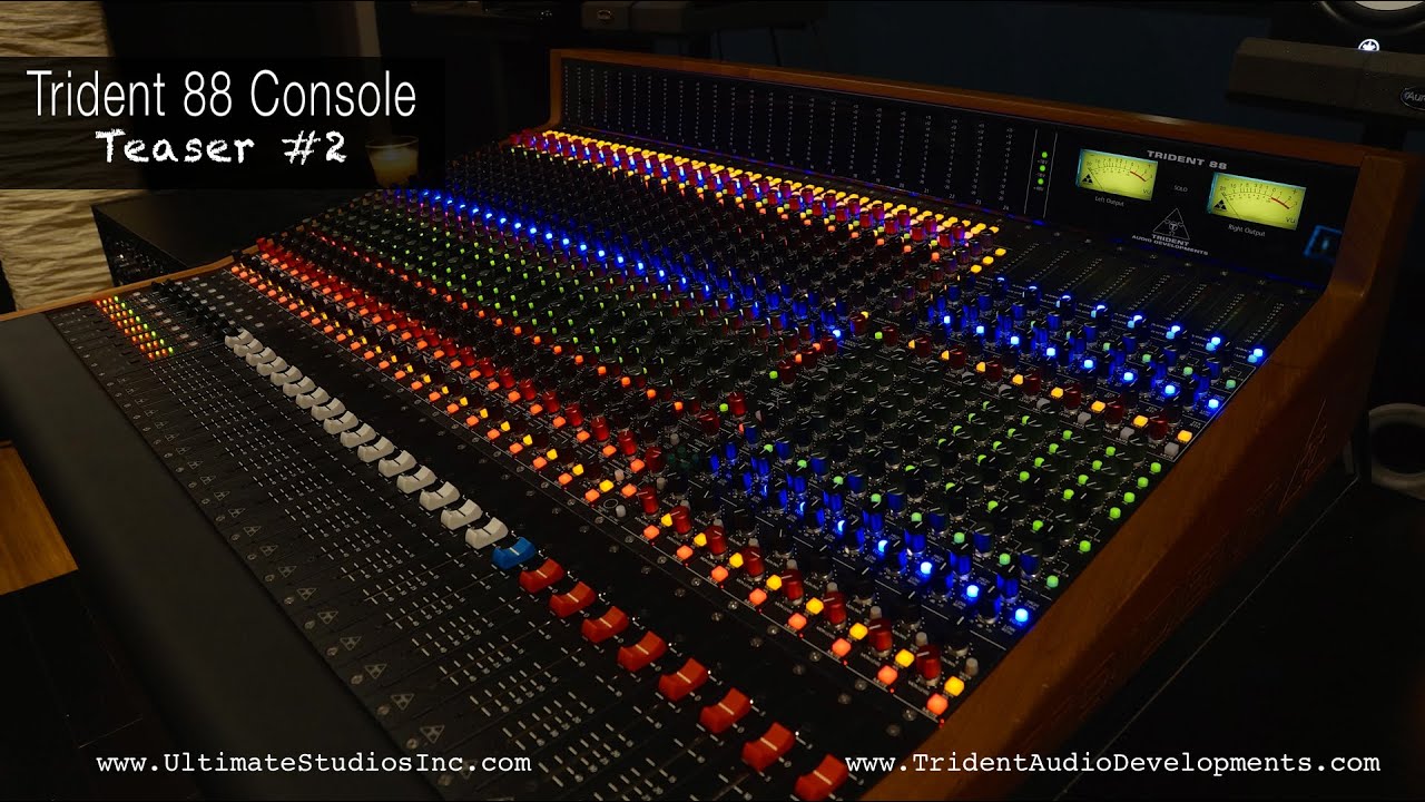 New Trident 88 Recording Console Teaser 2
