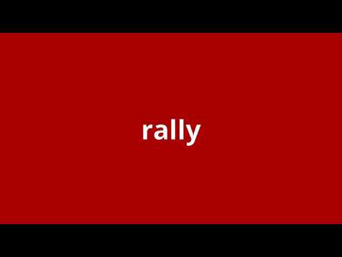 what is the meaning of rally